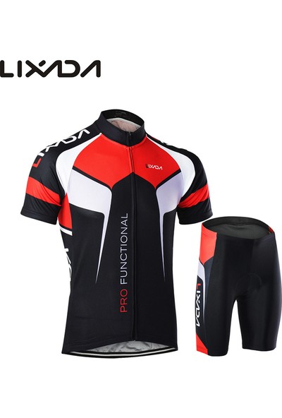 Lixada Erkekler Nefes Hızlı Kuru Rahat Kısa Kollu Jersey + Lixada Erkekler Nefes Hızlı Kuru Rahat Kısa Kollu Jersey +