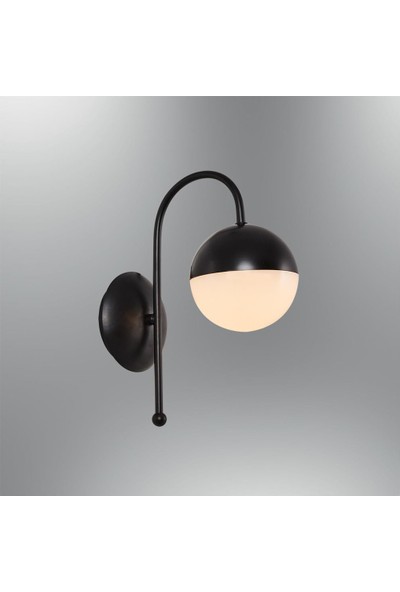 Sinem Avize Aleda Glop Cam Siyah Tekli Duvar Lambası Aplik Sinem Avize Aleda Glop Cam Siyah Tekli Duvar Lambası Aplik