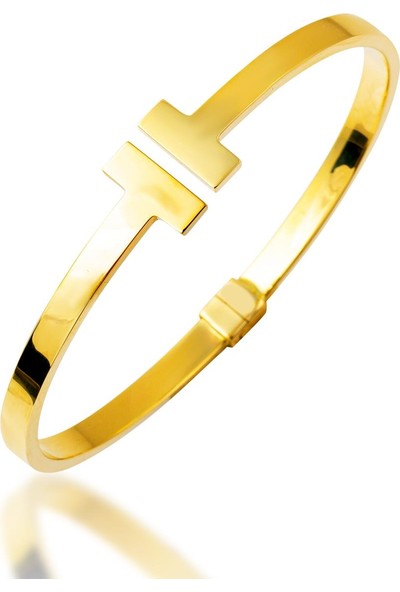 Bilezikci Te 14 Ayar Kelepçe Altın Bilezik