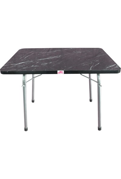Katlanır Kamp Sehpası Siyah Granit 45X60CM