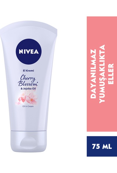 Nivea Krem Kiraz Çiçeği & Jojoba Yağı El Kremi 75 ml