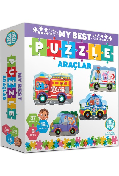 Circle Toys My Best Puzzle Araçlar Circle Toys My Best Puzzle Araçlar