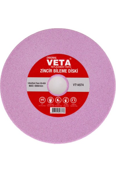 Zincir Bileme Diski 145X22X4.7MM 3/8-404 Veta