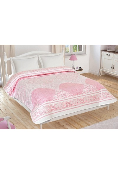 Taç - Aryan Pembe Çift Kişilik Happy Days Battaniye Taç - Aryan Pembe Çift Kişilik Happy Days Battaniye