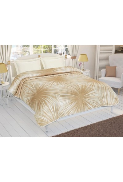 Taç - Venüs Kahve Çift Kişilik Happy Days Battaniye Taç - Venüs Kahve Çift Kişilik Happy Days Battaniye