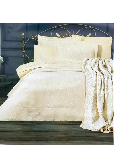 Özdilek - Branch Gold 16 Parça Bornozlu Çeyiz Seti Özdilek - Branch Gold 16 Parça Bornozlu Çeyiz Seti