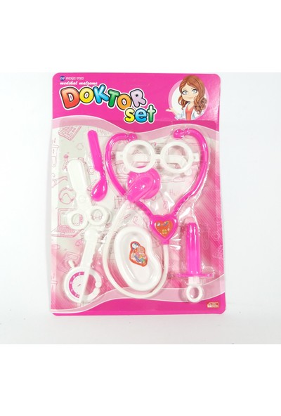 Deniz Toys Oyuncak Doktor Seti 7 Parça Pembe Mavi Deniz Toys Oyuncak Doktor Seti 7 Parça Pembe Mavi