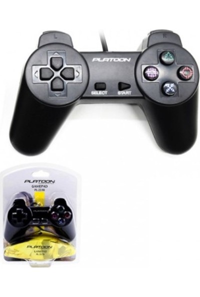 Platoon PL-2518 USB Girişli Oyun Kolu 442012 Platoon PL-2518 USB Girişli Oyun Kolu 442012