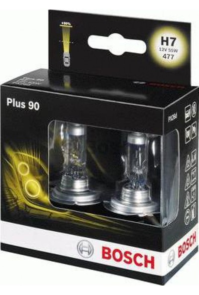 Bosch H7 Far Ampulu Plus 90 (2 Ampul Set) Bosch H7 Far Ampulu Plus 90 (2 Ampul Set)