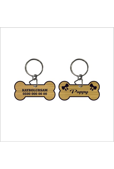 Ömr Dizayn Hediye Isme Özel Köpek Tasma Künye Isimlik