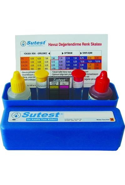 Sutest Klor-Ph Test Kiti Sutest Klor-Ph Test Kiti