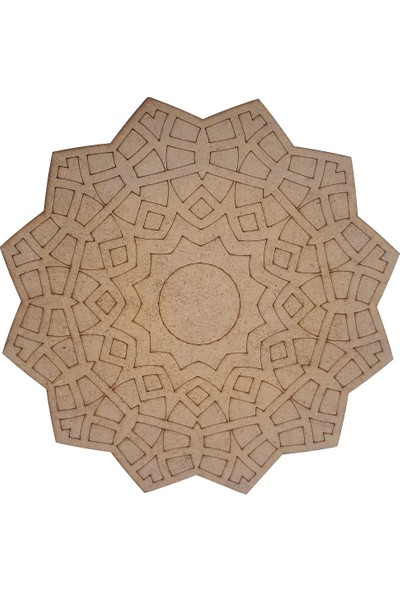 Livart 3802 Hobi Dekoratif Ahşap Mandala Boyama
