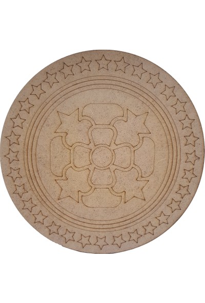 Livart 3803 Hobi Dekoratif Ahşap Mandala Boyama