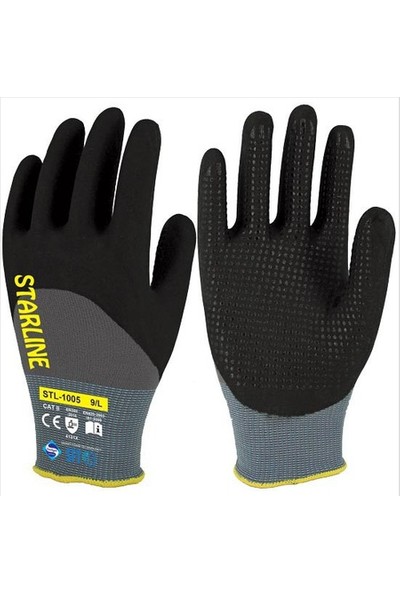 Starline Yarım Kaplı Nitril Eldiven STL-1005