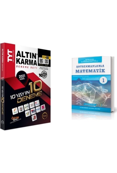 Antrenman Yayıncılık Antrenmanlarla Matematik 1 + Altın Karma Tyt 10 Yayın 10 Deneme Antrenman Yayıncılık Antrenmanlarla Matematik 1 + Altın Karma Tyt 10 Yayın 10 Deneme