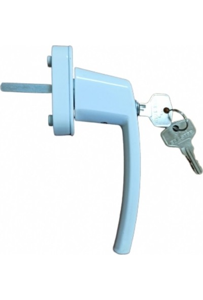 Ege Star Tekli Kilitli Kol - Alm. Sürme Kapı Kolu - Alm. ve PVC Kapı ve Pencere için Ege Star Tekli Kilitli Kol - Alm. Sürme Kapı Kolu - Alm. ve PVC Kapı ve Pencere için