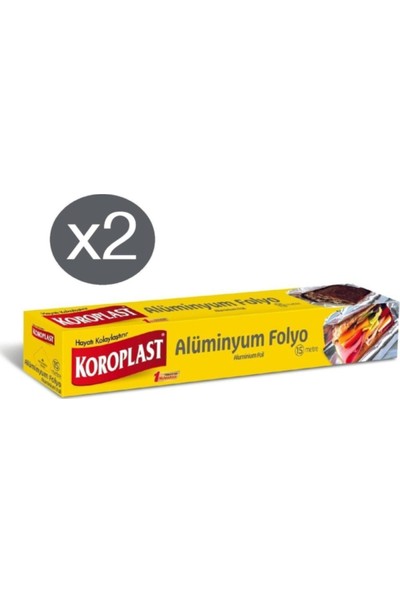 Koroplast Alüminyum Folyo 15 m 2'li