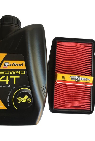 Honda CBF-150 Periyotik Bakım Seti Yağ+Filtre+Ngk Buji Honda CBF-150 Periyotik Bakım Seti Yağ+Filtre+Ngk Buji