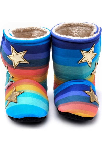 Fi̇rst Step F-821 Gökkuşağı Yıldızlı Ev Botu Fi̇rst Step F-821 Gökkuşağı Yıldızlı Ev Botu