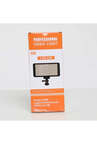 Gdx LED 228 Bataryalı LED Işık