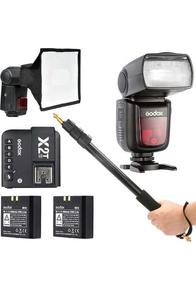 Godox V860II S Sony Ttl Uyumlu Flaş Full Set Godox V860II S Sony Ttl Uyumlu Flaş Full Set