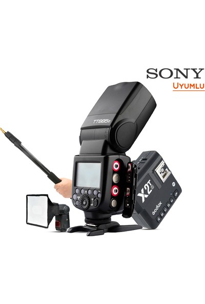 Godox TT685 S (Sony Ttl Uyumlu Flaş) Full Set Godox TT685 S (Sony Ttl Uyumlu Flaş) Full Set