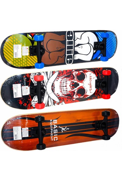 Can İthalat Ahşap Büyük Kaykay 78CM