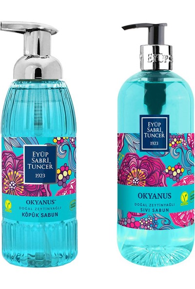 Eyüp Sabri Tuncer Sıvı + Köpük Sabun Okyanus 500 ml x 2 Eyüp Sabri Tuncer Sıvı + Köpük Sabun Okyanus 500 ml x 2