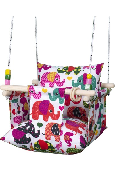 Berra Hayat Tavana Asılan Bebek Hamak Ev Tipi Salıncak Filler