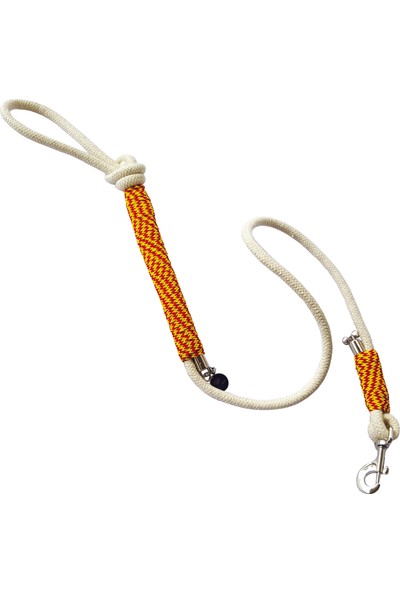 Petswuu Sarı Kırmızı Gezdirme Tasması