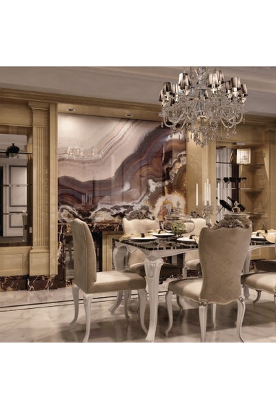 Dekonom Kahverengi Agata Özel El Yapımı Reçine Kaplamalı Tablo Dekonom Kahverengi Agata Özel El Yapımı Reçine Kaplamalı Tablo