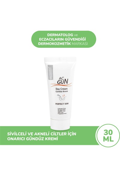 Dermoskin Acgun Sivilceli ve Akneli Ciltler İçin Onarıcı Gündüz Kremi 30ml Dermoskin Acgun Sivilceli ve Akneli Ciltler İçin Onarıcı Gündüz Kremi 30ml