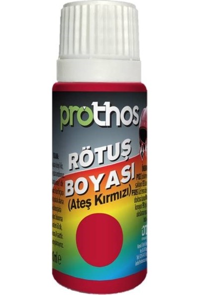 Prothos Rötuş Boyası Ateş Kırmızı 10 ml Prothos Rötuş Boyası Ateş Kırmızı 10 ml