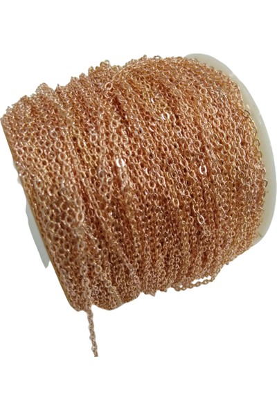 Subu Takı Sf Zincir Kolye Takı Zinciri Rose Gold 1 m Subu Takı Sf Zincir Kolye Takı Zinciri Rose Gold 1 m