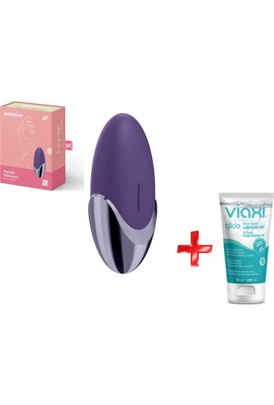 Satisfyer Purple Pleasure Mini Vibratör+Jel Satisfyer Purple Pleasure Mini Vibratör+Jel