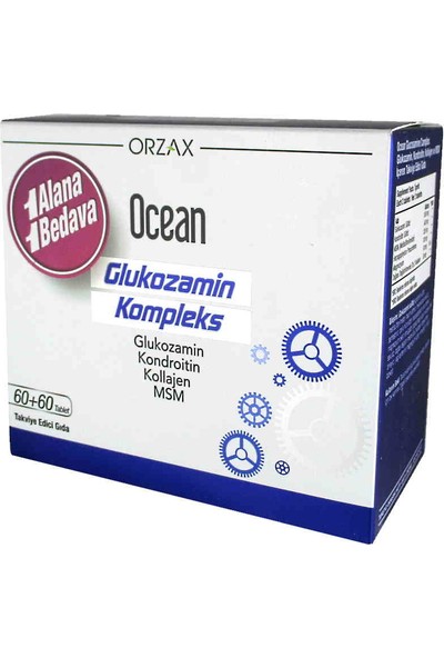 Ocean Glukozaminkompleks 60 Tablet 2'li Paket