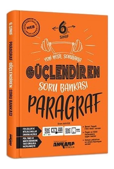 Ankara Yayınları 6. Sınıf Güçlendiren Paragraf Soru Bankası