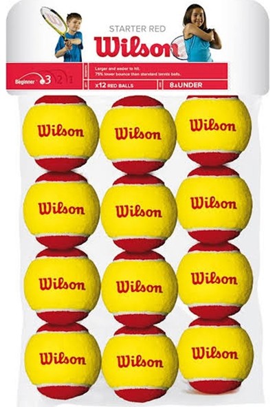 Wilson Starter Red Tball 12 Pack (MRT137100)