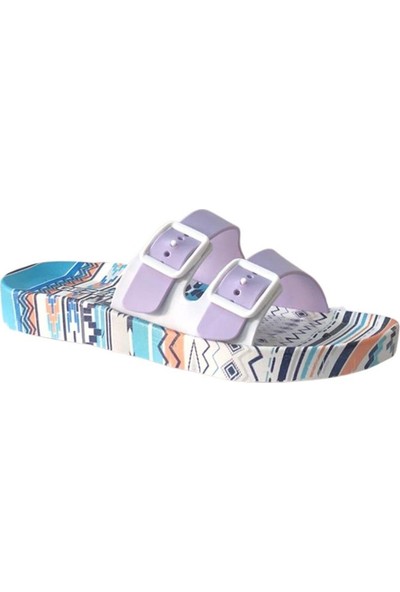 Gezer 12300 Lila Kadın Kaydırmaz Havuz/deniz Terlik