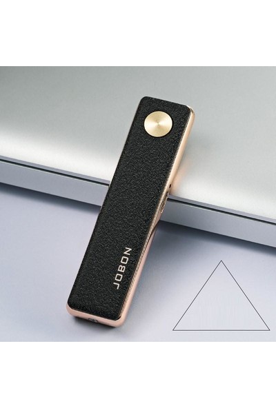 Jobon Slim USB Çakmak Mat Siyah