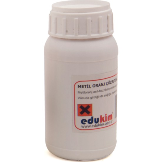 Edulab Metil Oranj Çözeltisi 250 ml Amb. Fiyatı