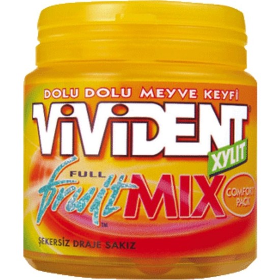 Vivident Full Fruit Mix Mega Şişe 90 Gr Fiyatı - Taksit Seçenekleri