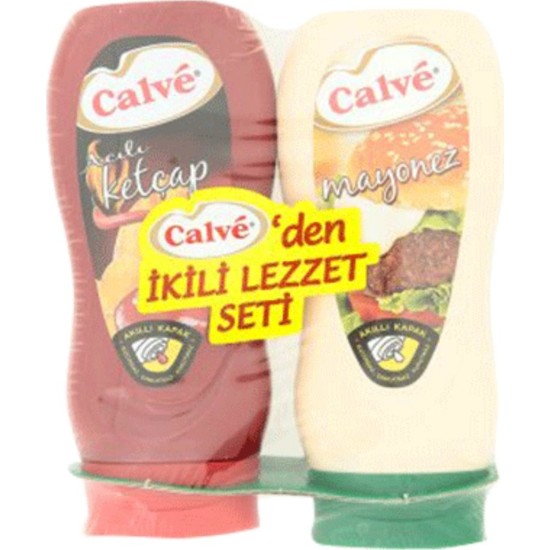 Calve Ketcap 400 gr + Mayonez 350 gr Set Fiyatı