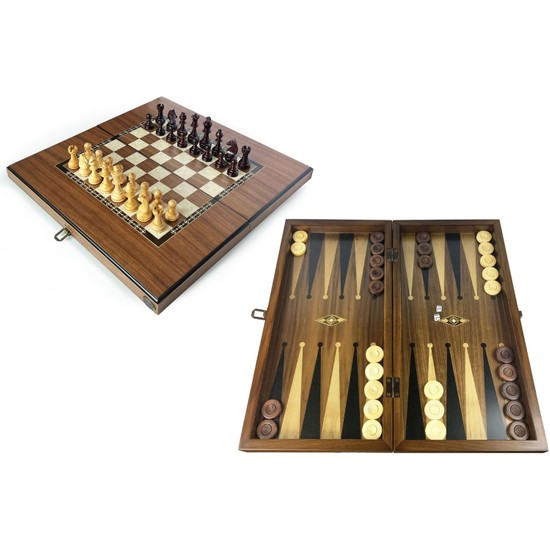 Helena Wood Art Eko Klasik El Yapımı Damalı Ahşap Tavla ve Fiyatı