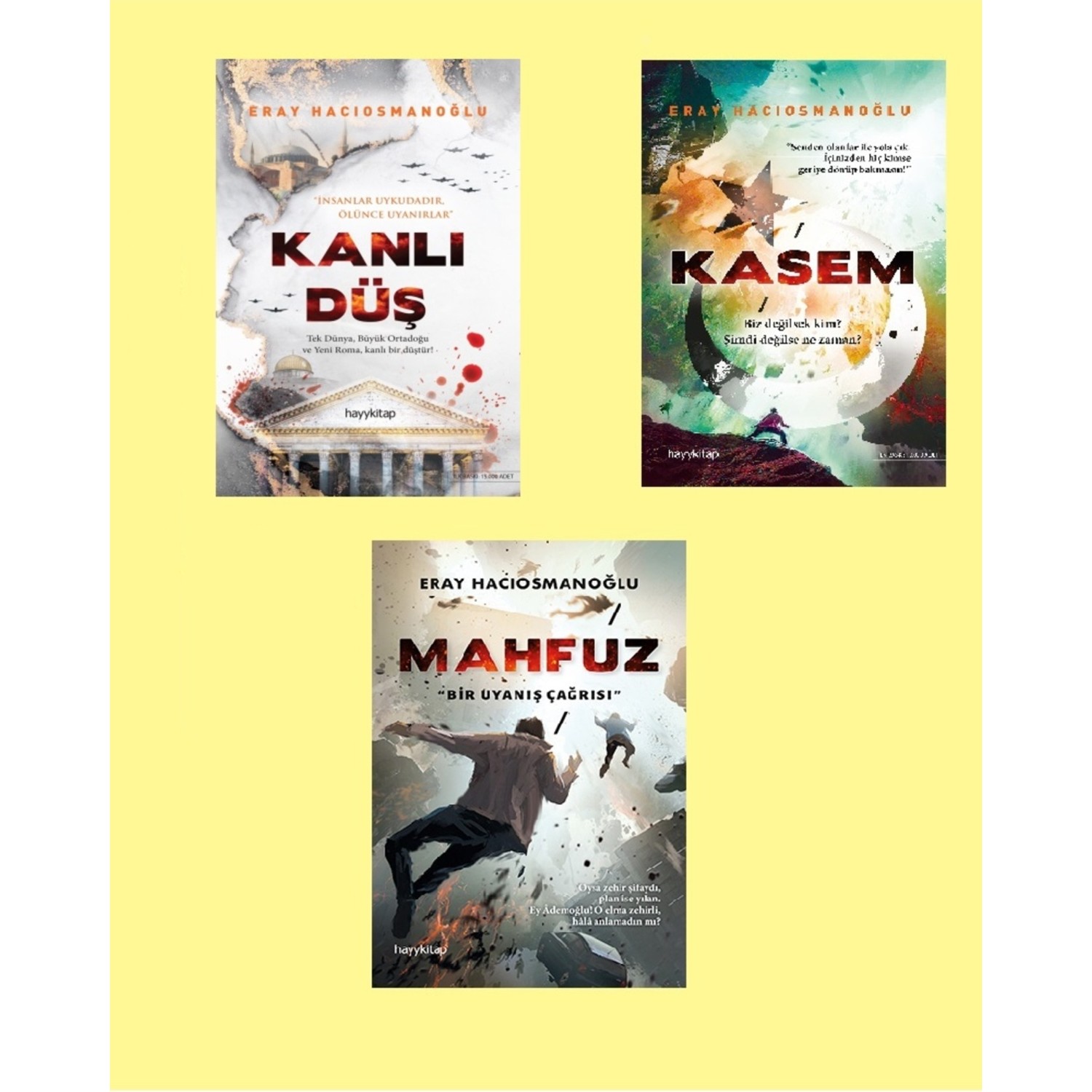 Kanlı Düş - Kasem - Mahfuz 3 Kitap - Eray Hacıosmanoğlu Kitabı
