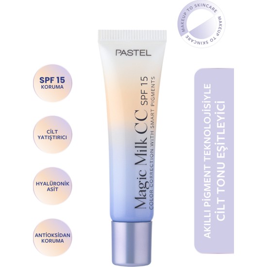 Pastel Magic Milk Color Correction 50 Light Medium cc Krem Fiyatı