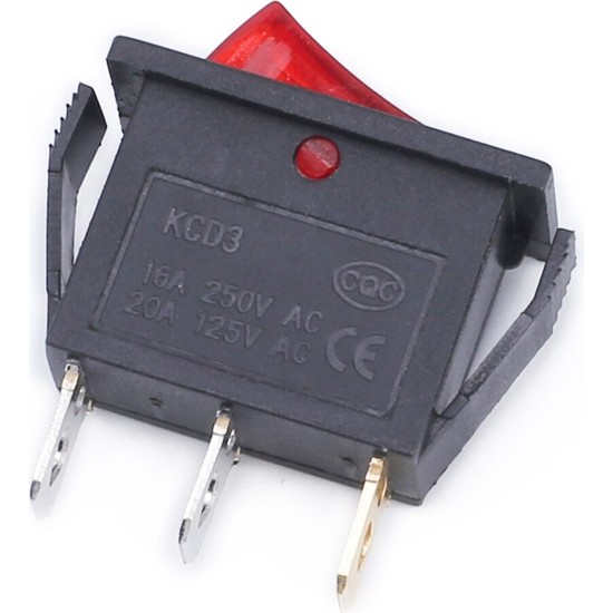Sourcingasia Elecall 20 Adet/grup Kcd3 16A 250 V/20A 125 V 3 Fiyatı