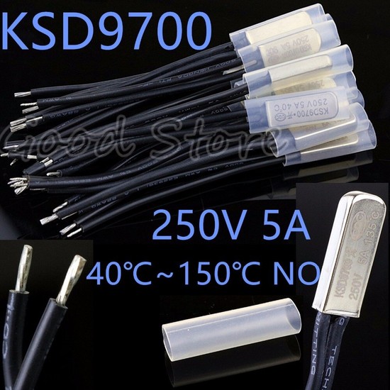 Sourcingasia 5 Adet Yok KSD9700 250 V 5A 40 ~ 150 Derece Fiyatı