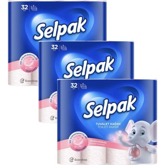 Selpak Tuvalet Kağıdı 32 Li Parfümlü 3 Paket Fiyatı