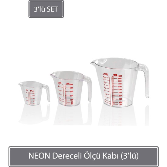 Sunplast Neon Dereceli Ölçü Kabı Fiyatı - Taksit Seçenekleri